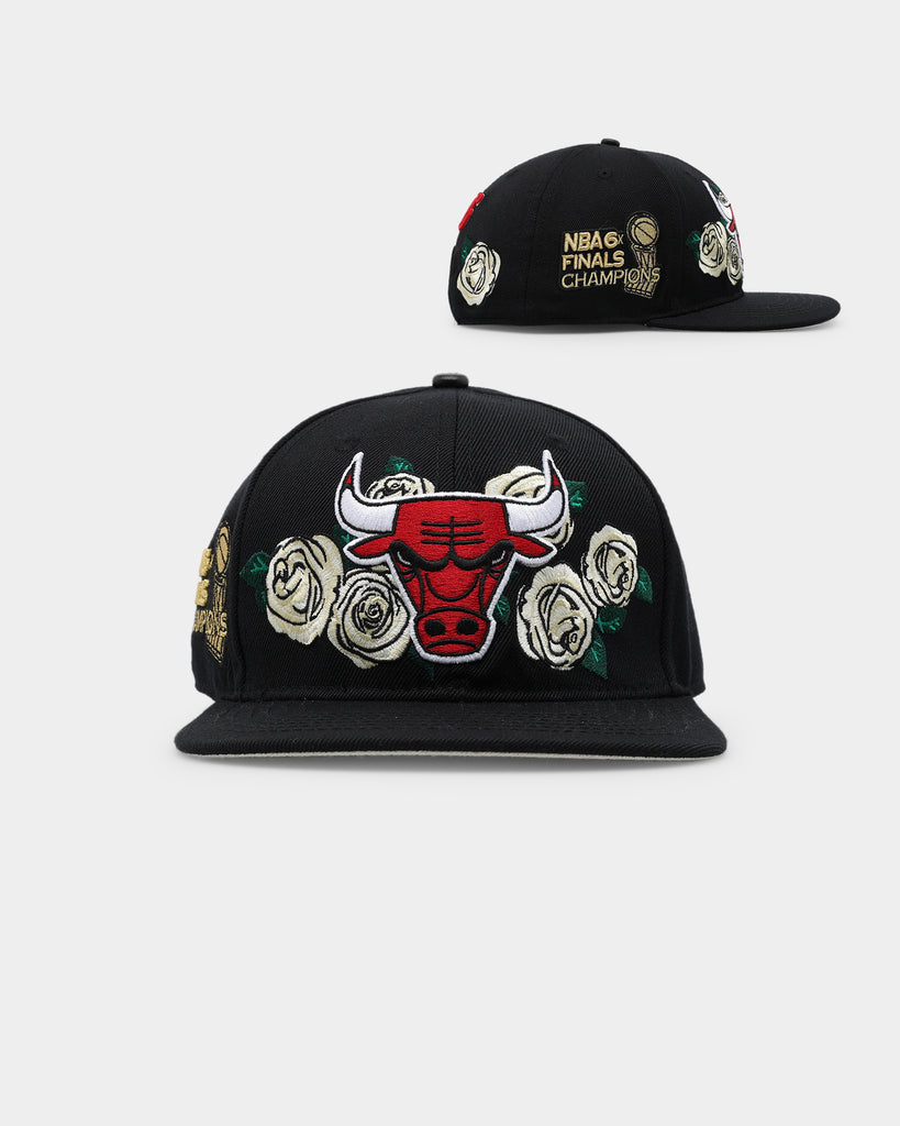 Pro Standard Chicago Bulls Roses Snapback Black | Culture Kings NZ
