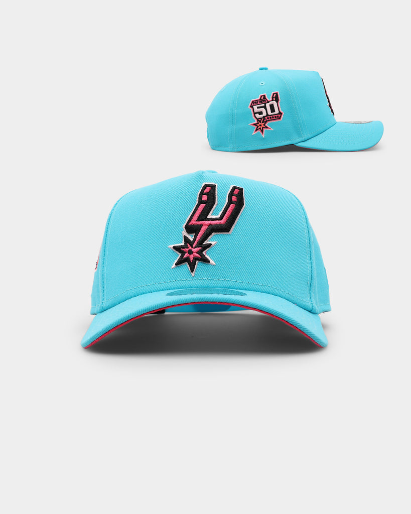 New Era San Antonio Spurs 'Neon Vice' 9FORTY A-Frame Snapback Neon Blu ...