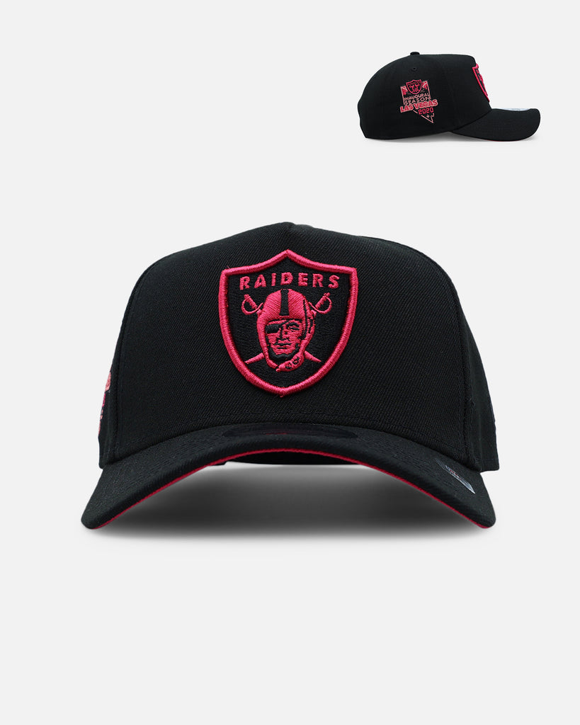 New Era Las Vegas Raiders 'Rose Nights' 9FORTY A-Frame Snapback Black ...