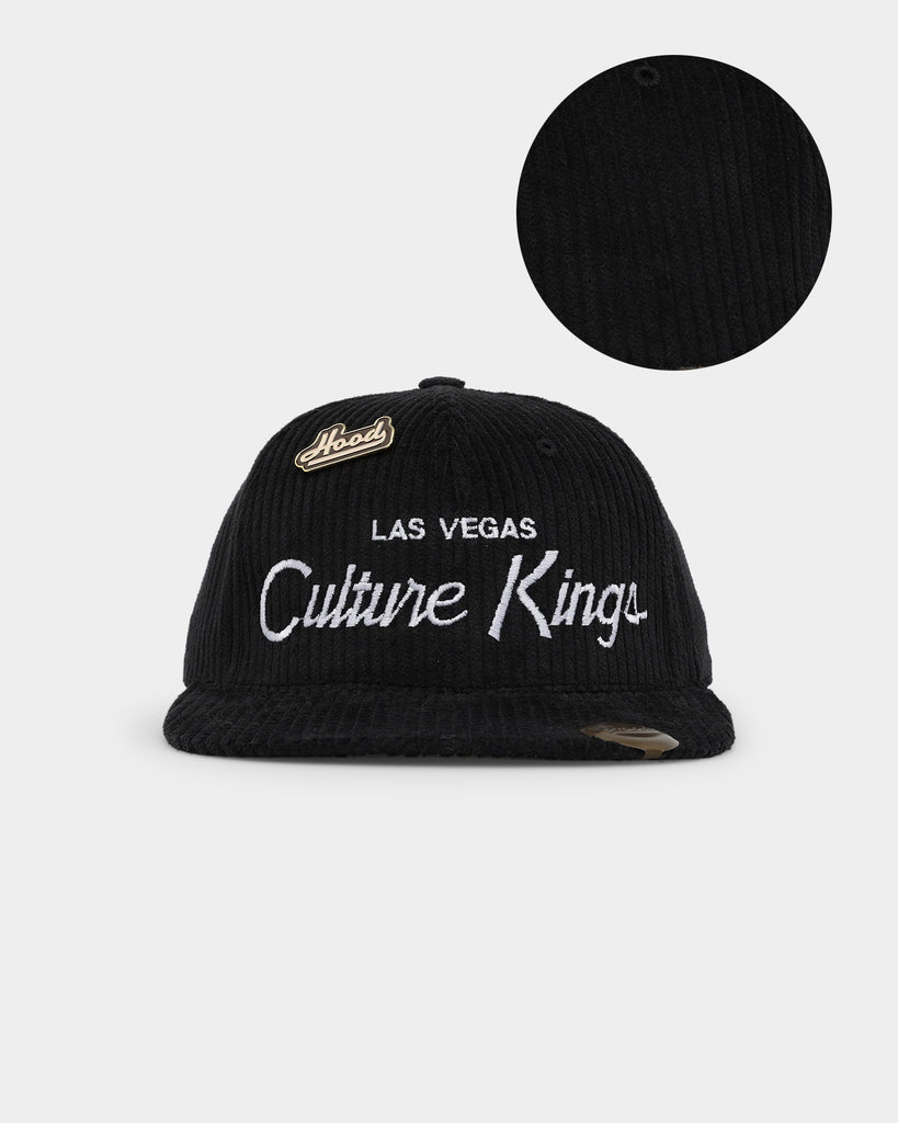 Hood X Culture Kings Las Vegas Collab Original Corduroy Snapback Black ...