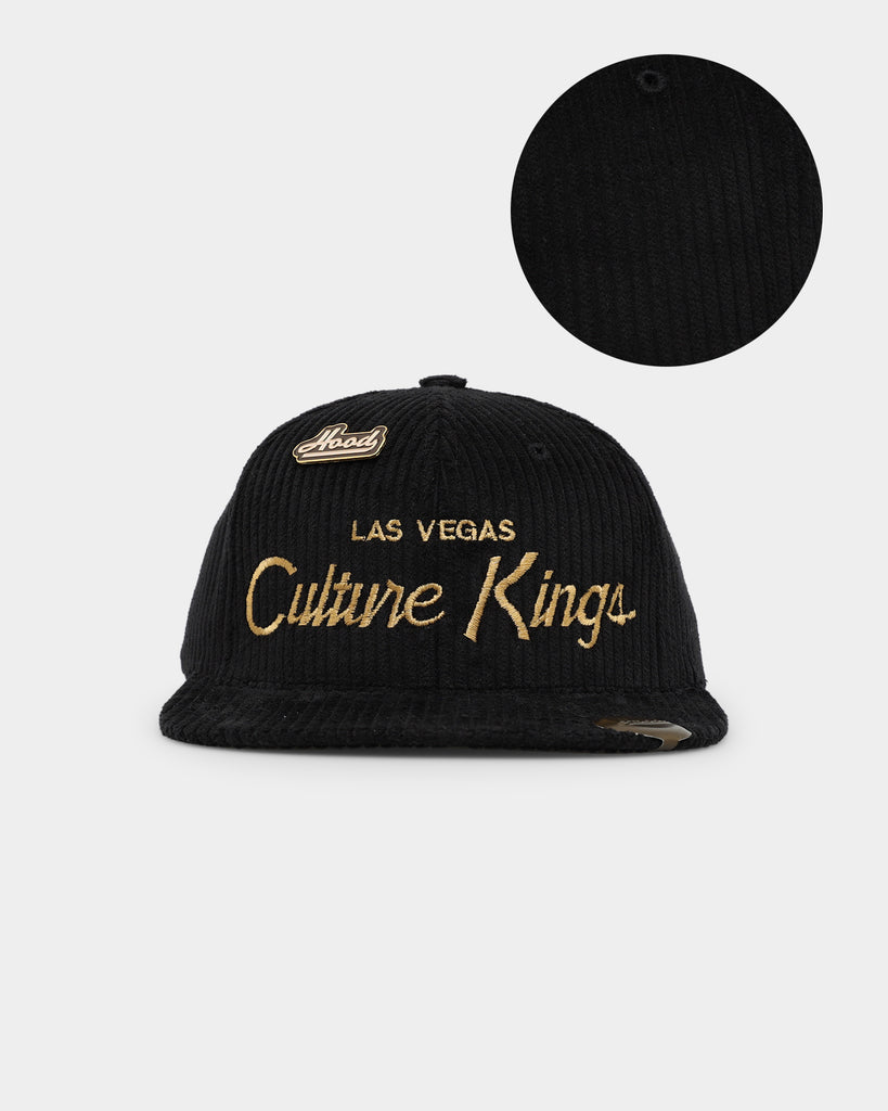 Hood X Culture Kings Las Vegas Collab Original Corduroy Snapback Black ...