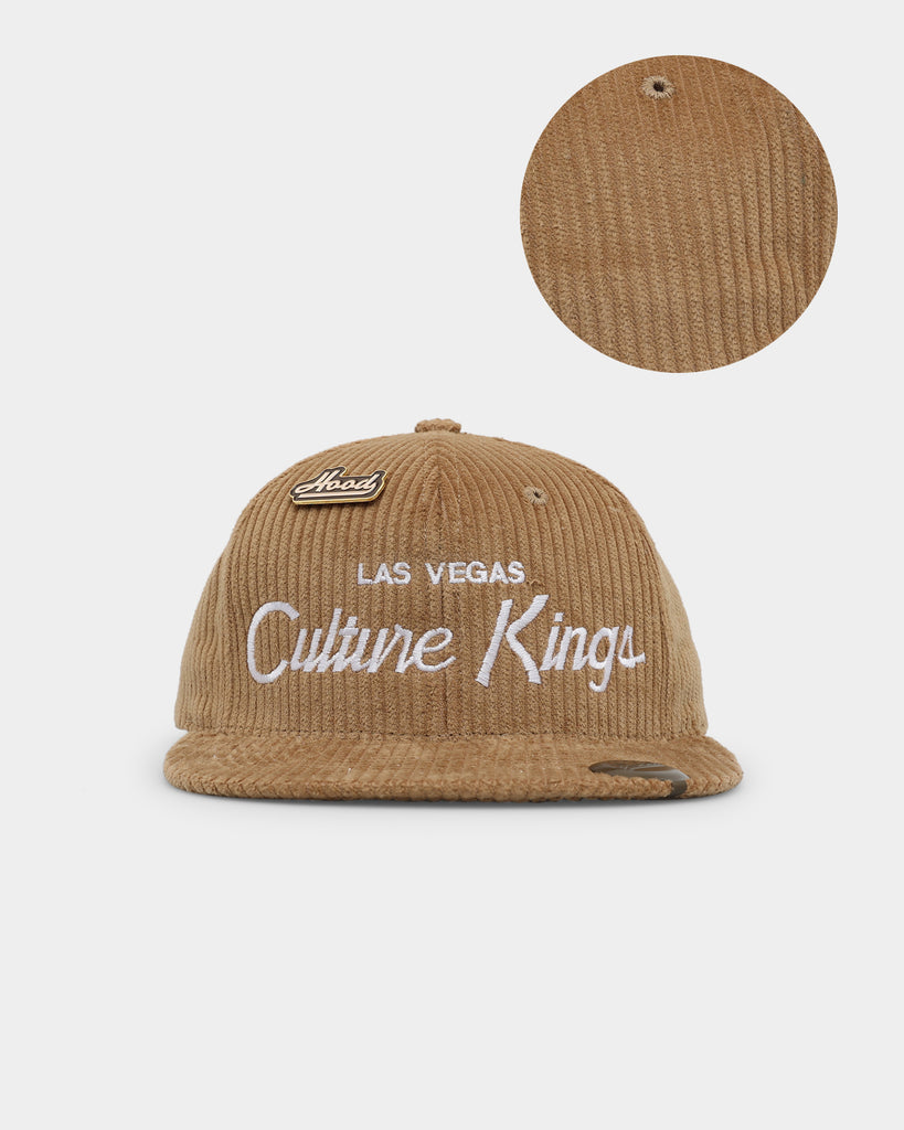 Hood X Culture Kings Las Vegas Collab Original Corduroy Snapback Mocha ...