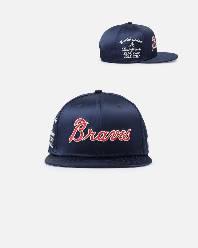 New Era Atlanta Braves 'Satin Script' 9FIFTY Snapback OTC | Culture ...