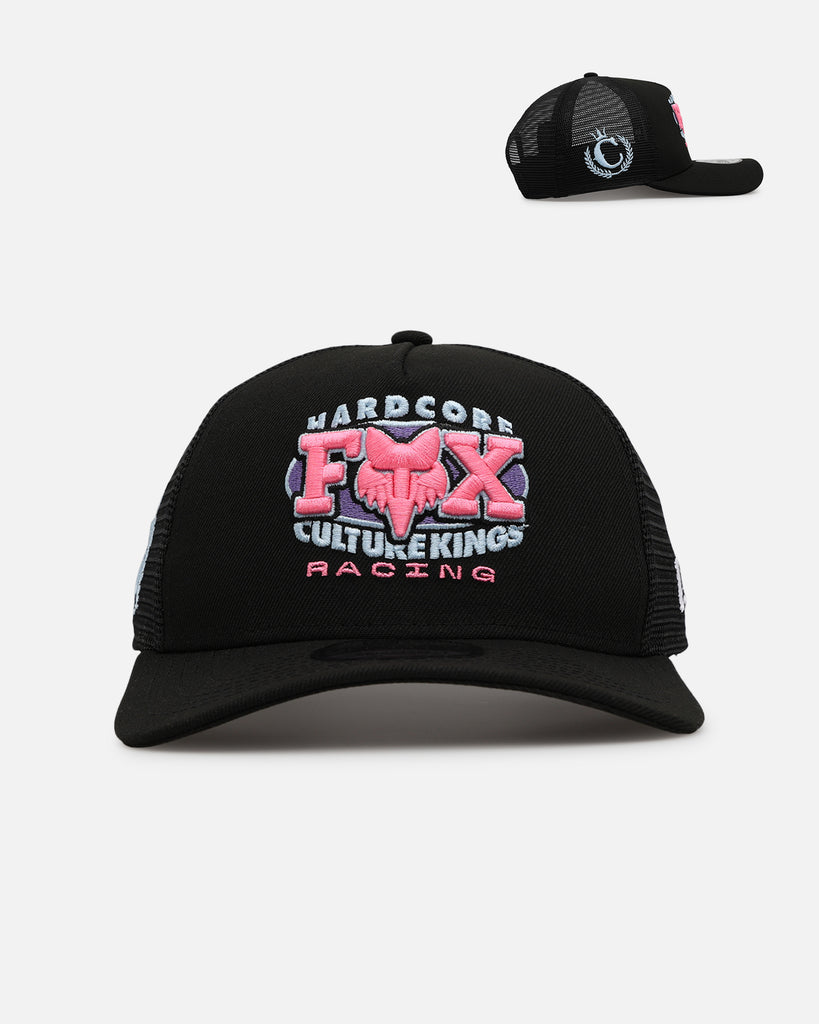 New Era Fox Racing X Culture Kings 9FORTY A-Frame Trucker Snapback Bla ...