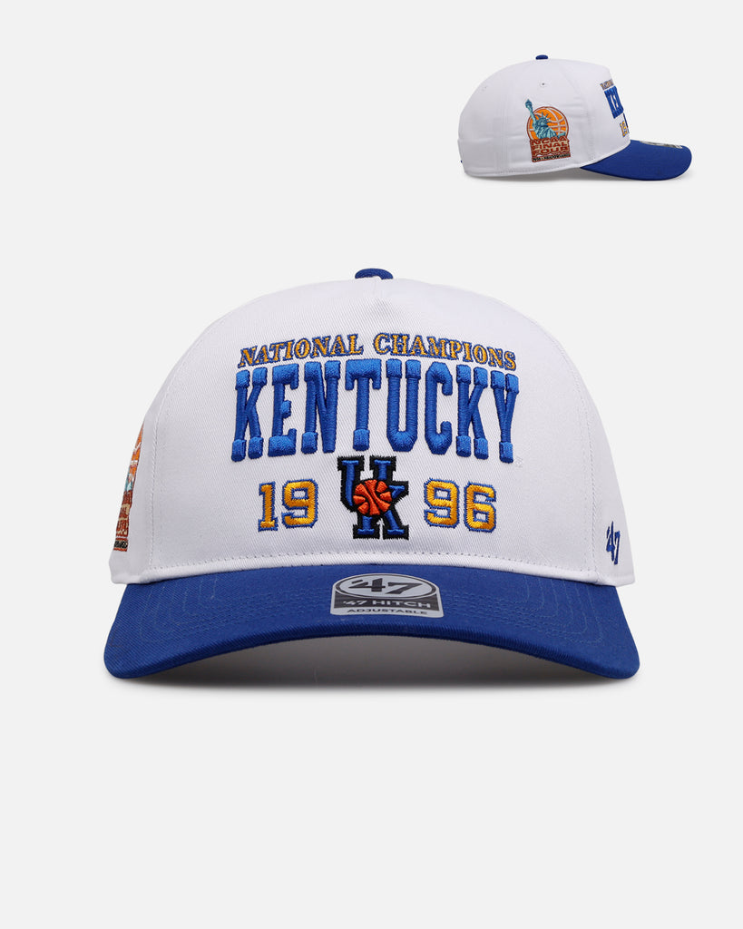 47 Brand Kentucky 1996 'March Madness' Hitch Snapback White/Blue ...