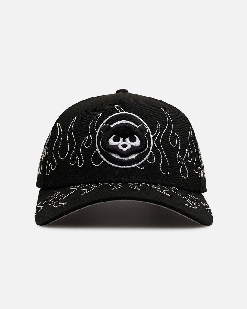 New Era Chicago Cubs 'Outline Flames' 9FORTY A-Frame Snapback Black ...