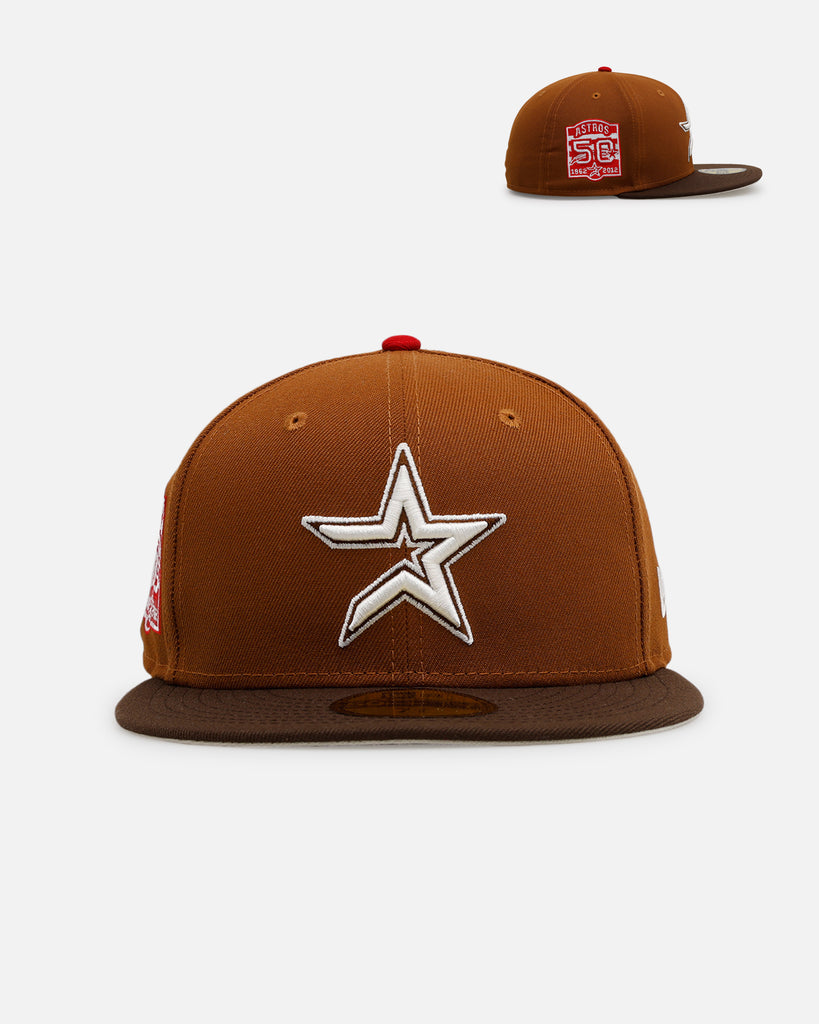 New Era Houston Astros 'Root Beer Float' 59FIFTY Fitted Walnut ...