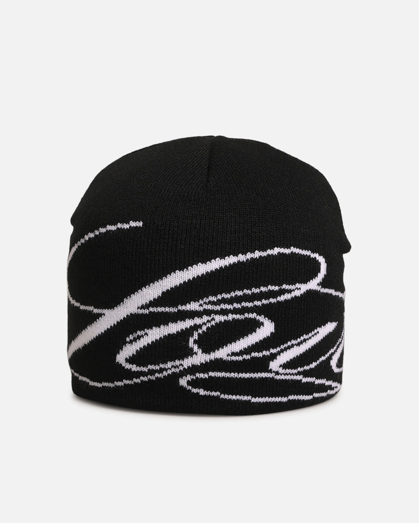 Loiter Skull Knit Beanie Black | Culture Kings NZ