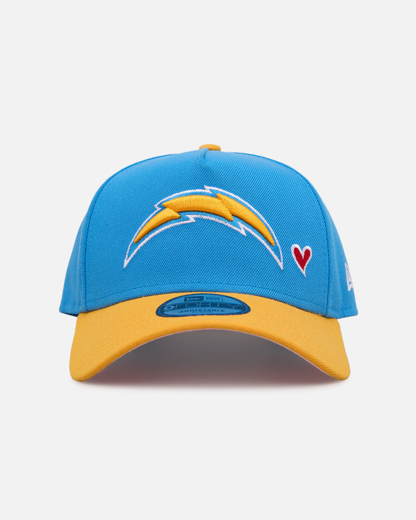 New Era Los Angeles Chargers 'Team Color Hearts' 9FORTY A-Frame Snapba ...