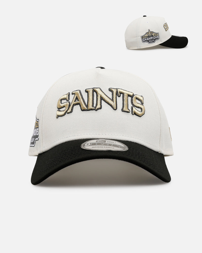 New Era New Orleans Saints 'Chrome Metallic Wordmark' 9FORTY A-Frame S ...