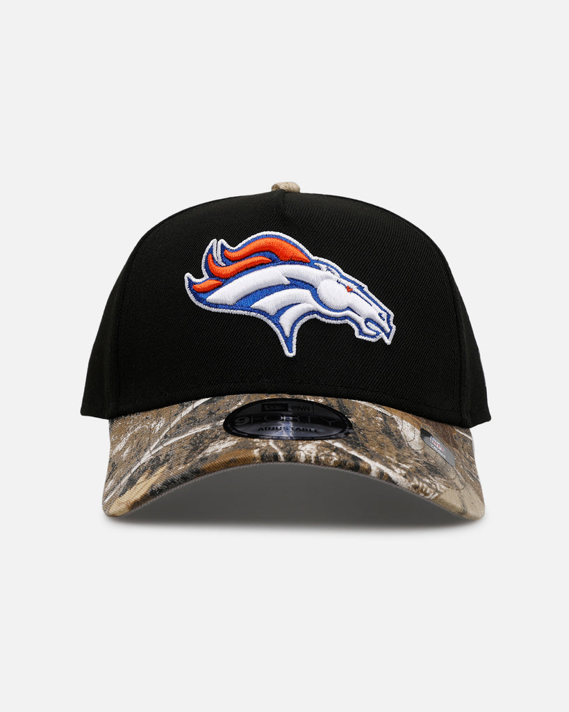 New Era Denver Broncos 'Black Crown Realtree Visor' 9FORTY A-Frame Sna ...