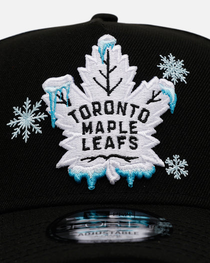 New Era Toronto Maple Leafs 'Cold As Ice' 9FORTY A-Frame Snapback Blac ...