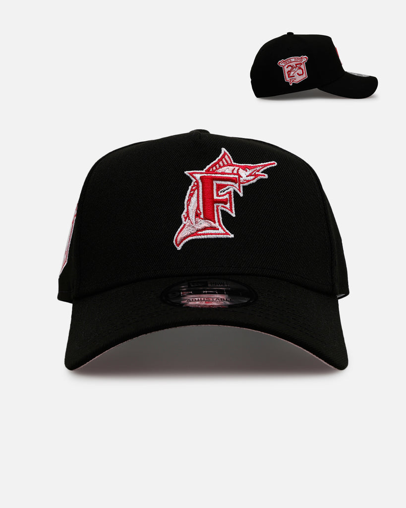 New Era Florida Marlins 'Black And Pink' 9FORTY A-Frame Snapback Black ...