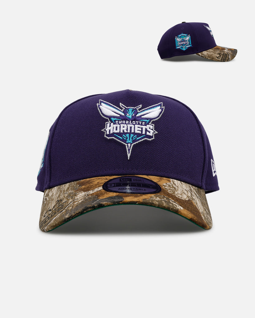 New Era Charlotte Hornets 'Realtree Visor' 9FORTY A-Frame Snapback Off ...