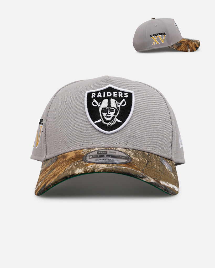 New Era Las Vegas Raiders 'Realtree Visor' 9FORTY A-Frame Snapback Off ...