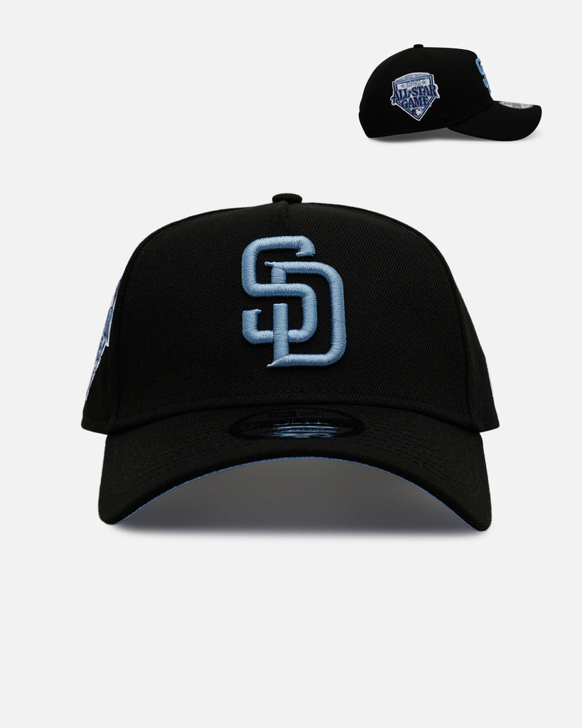 New Era San Diego Padres 'Black And Sky Blue' 9FORTY A-Frame Snapback ...