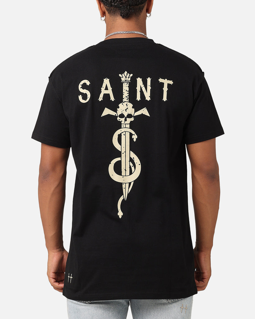 Saint Morta Daggers Lafayette T-Shirt Black/Tan | Culture Kings NZ