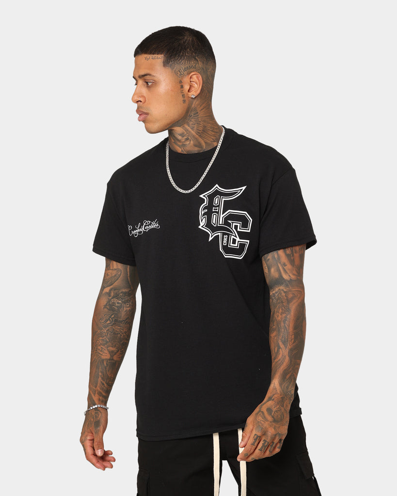 Crooks & Castles Crooks Logo T-Shirt Black | Culture Kings NZ