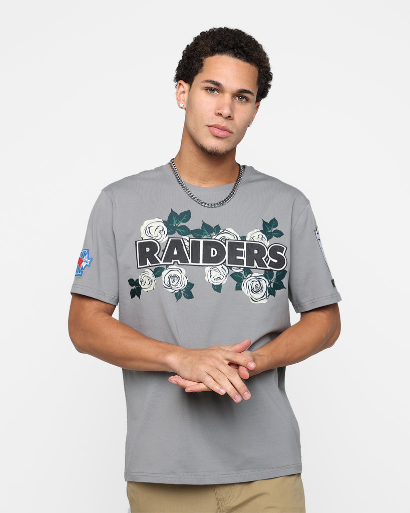 Pro Standard Las Vegas Raiders Roses T-Shirt Grey | Culture Kings NZ