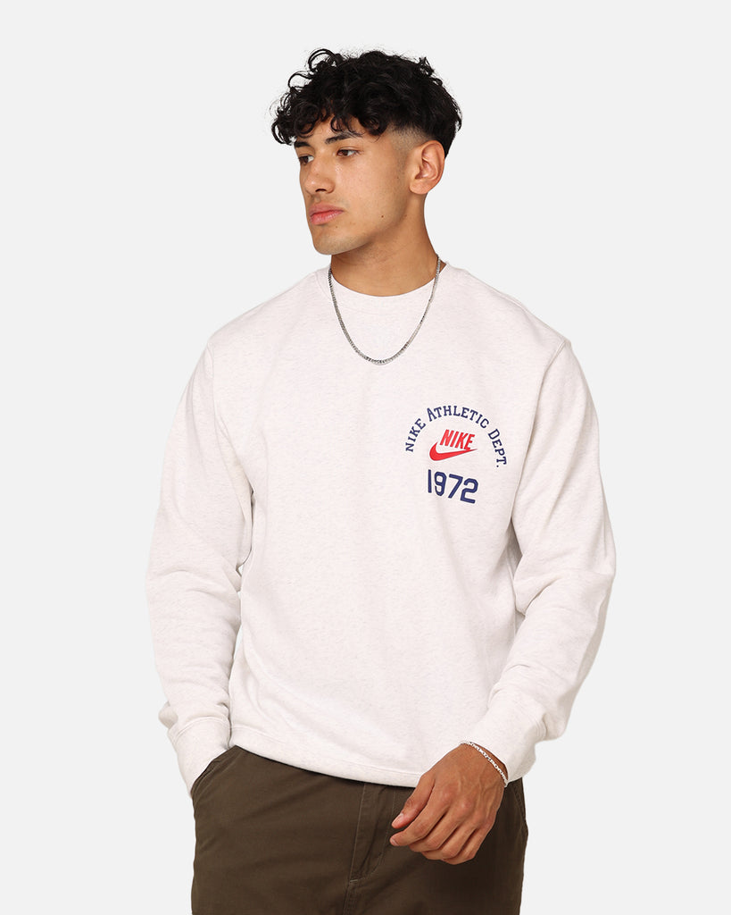 Nike Sportswear Club Fleece Crewneck Birch Heather | Culture Kings NZ