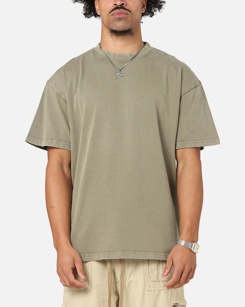 Culture Kings Standard Drop Shoulder T-Shirt Vintage Khaki | Culture ...