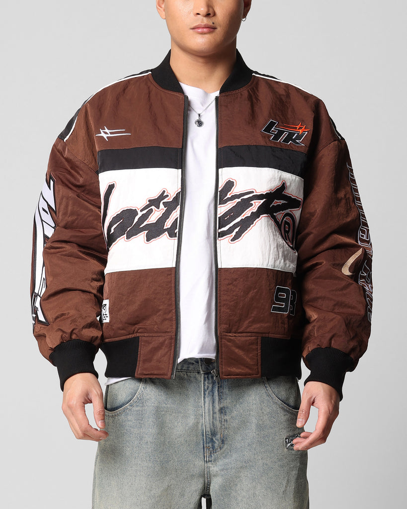 Loiter Racer Motor Jacket Brown | Culture Kings NZ
