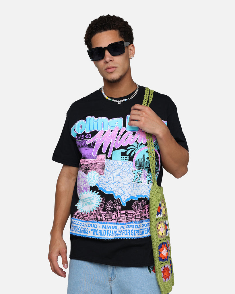 Rolling Loud Miami Lineup T-Shirt Black | Culture Kings NZ