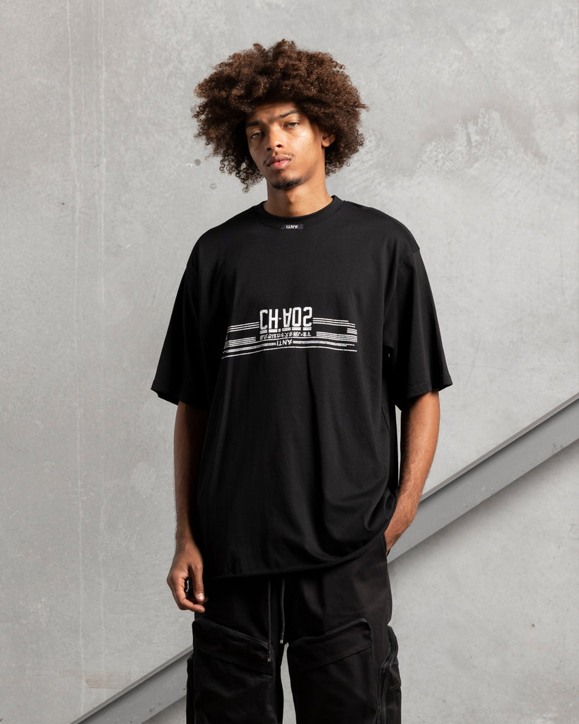 The Anti Order Chaos Baggy T-Shirt Black | Culture Kings NZ