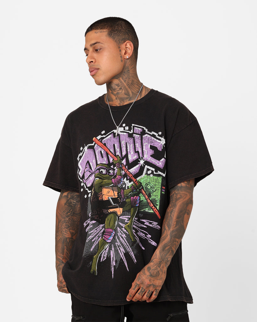 Goat Crew X Teenage Mutant Ninja Turtles Donatello Vintage T-Shirt Bla ...