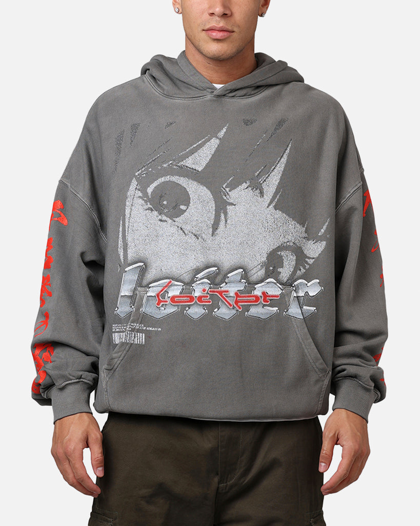 Loiter Ultimate Vengeance Vintage Hoodie Charcoal | Culture Kings NZ