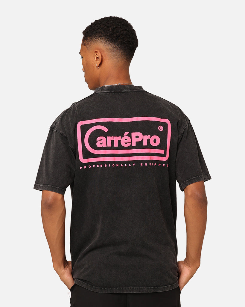Carre Pro T-Shirt Black Acidwash | Culture Kings NZ