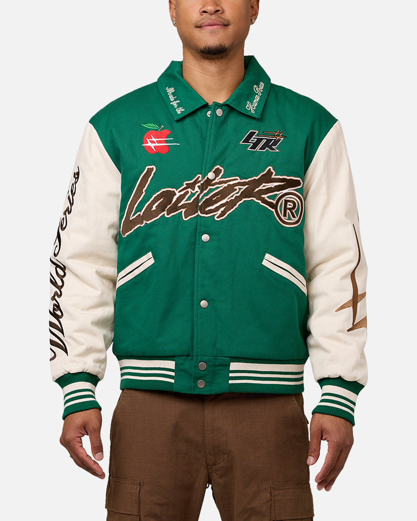 Loiter World Series Varsity Jacket Green | Culture Kings NZ