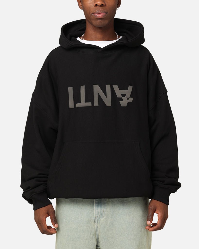 The Anti Order Anti Logo Boxy Hoodie Black | Culture Kings NZ