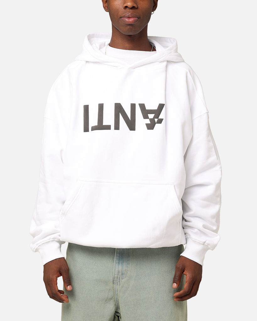 The Anti Order Anti Logo Boxy Hoodie White | Culture Kings NZ