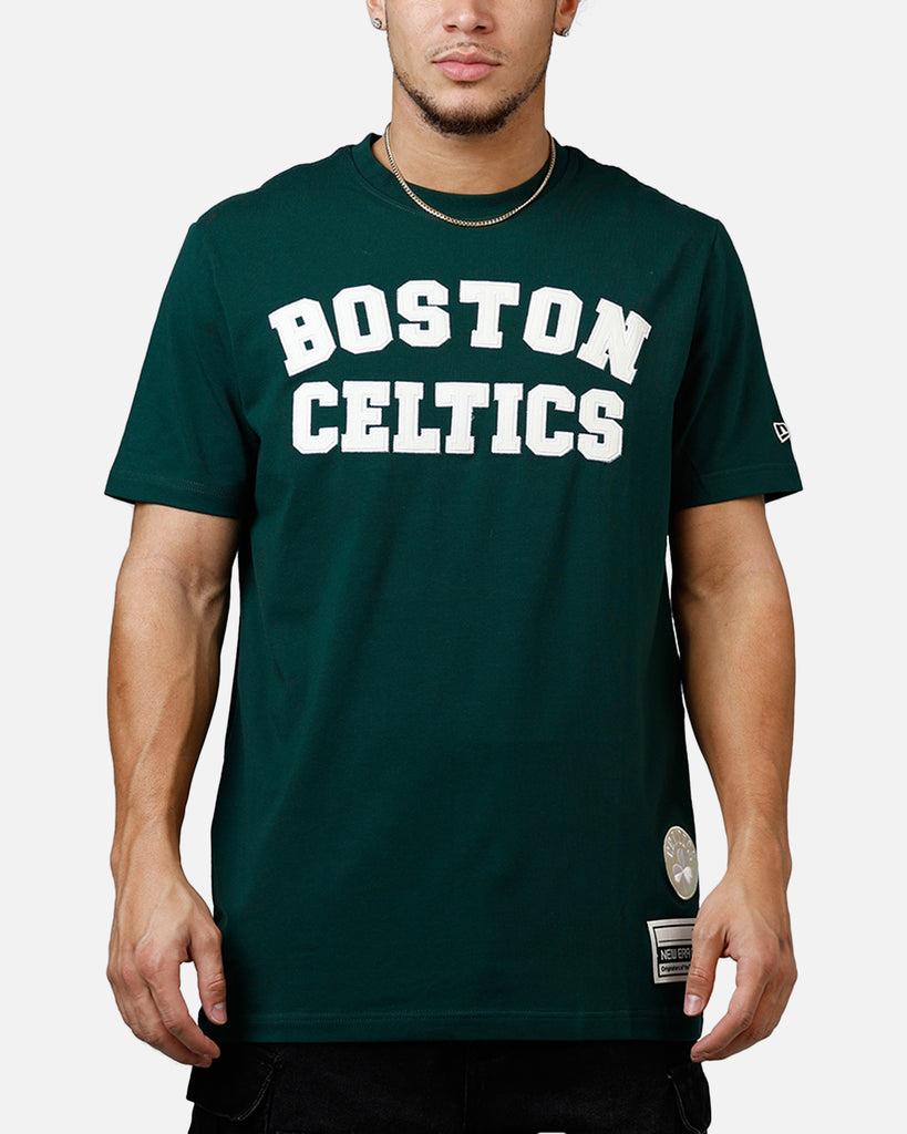 New Era Boston Celtics Logo Select T-Shirt Dark Green | Culture Kings NZ