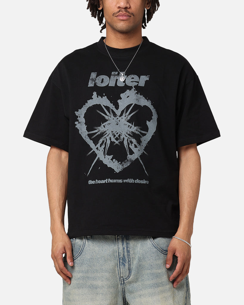 Loiter Desire T-Shirt Black | Culture Kings NZ