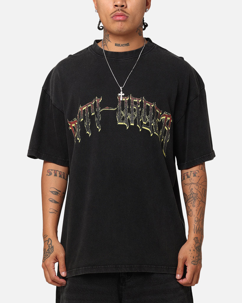 The Anti Order Scorch T-Shirt Black Acidwash | Culture Kings NZ