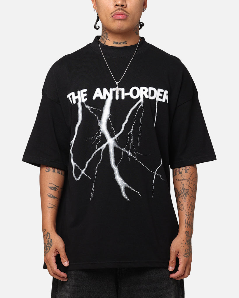 The Anti Order Voltage Mock Neck T-Shirt Black | Culture Kings NZ