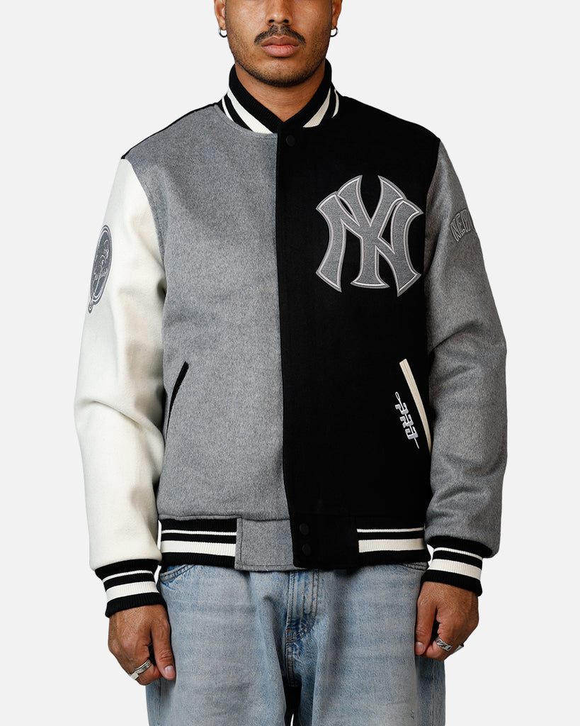Pro Standard New York Yankees Reverse French Terry Wool Varsity Jacket ...