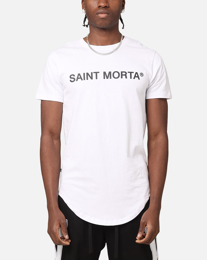 Saint Morta Official El Duplo T-Shirt White/Black | Culture Kings NZ