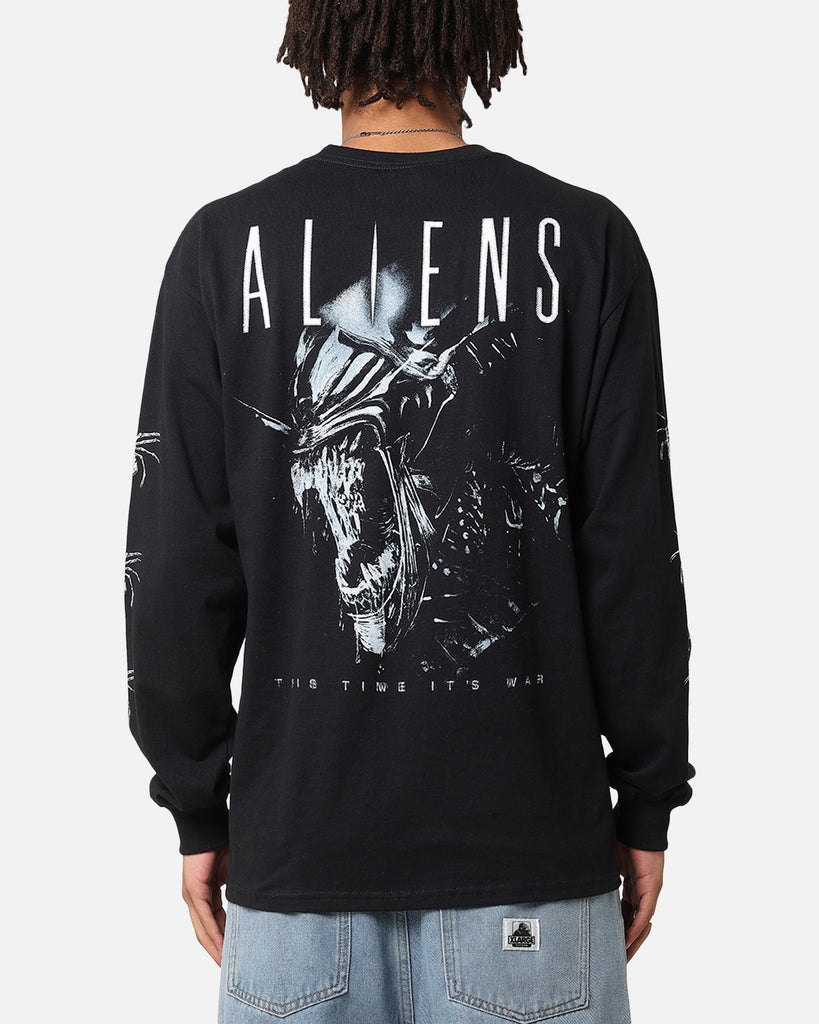 Goat Crew Aliens Long Sleeve T-Shirt Black | Culture Kings NZ