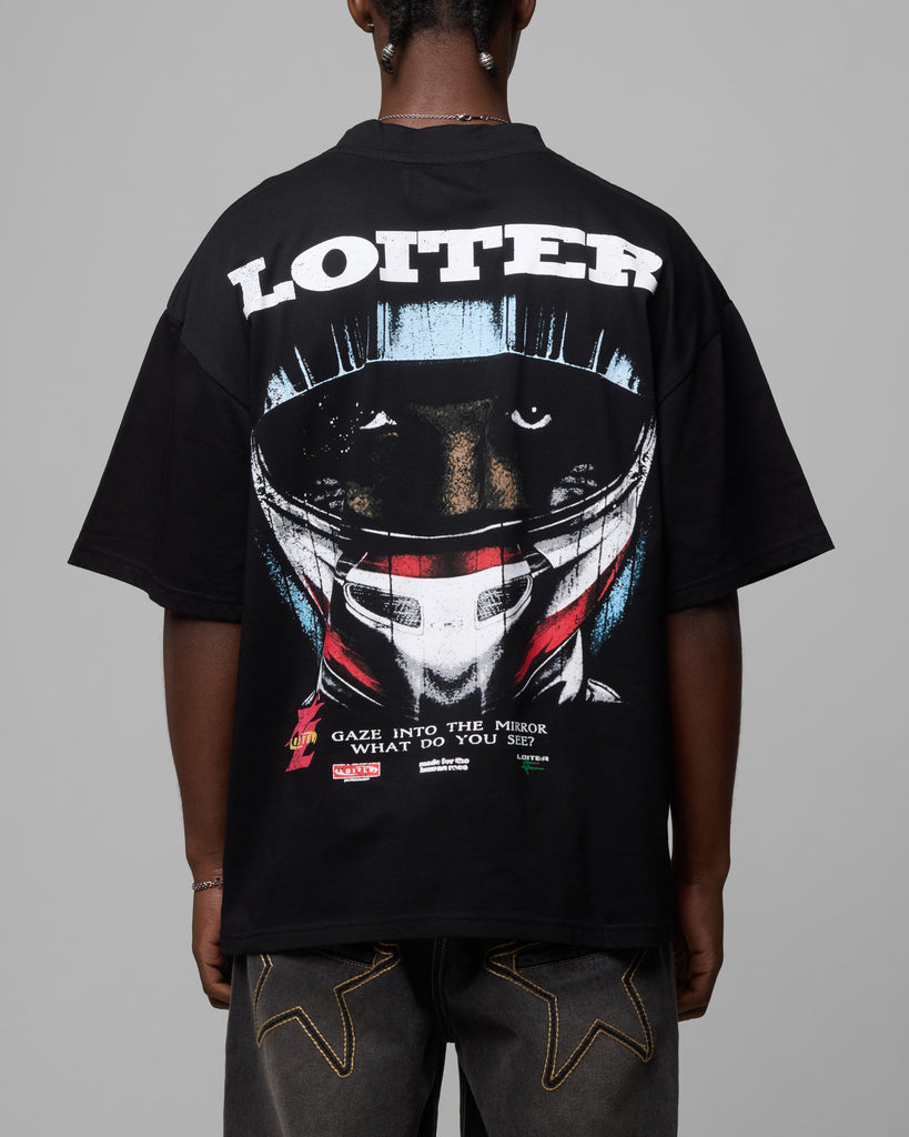 Loiter Formula Vintage T-Shirt Black | Culture Kings NZ