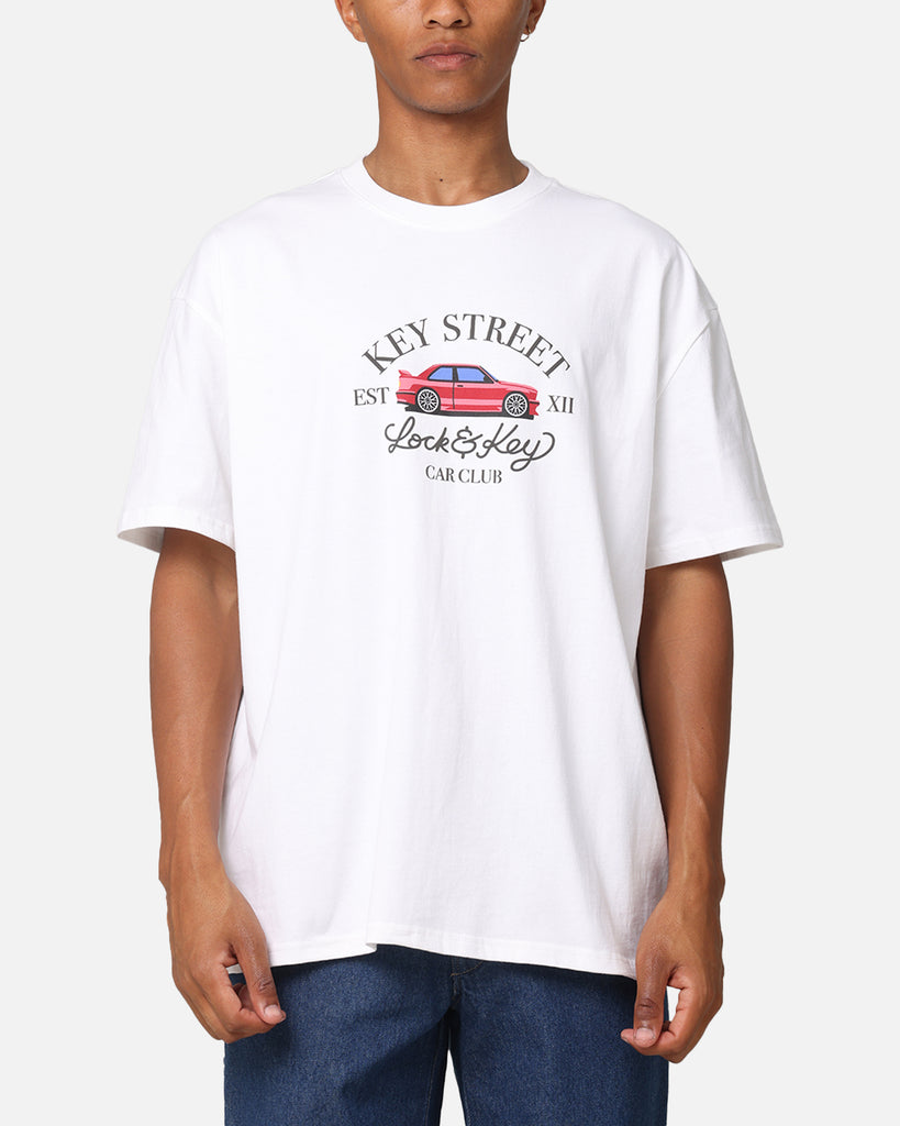 Key Street Lock And Key Club 1 T-Shirt White | Culture Kings NZ