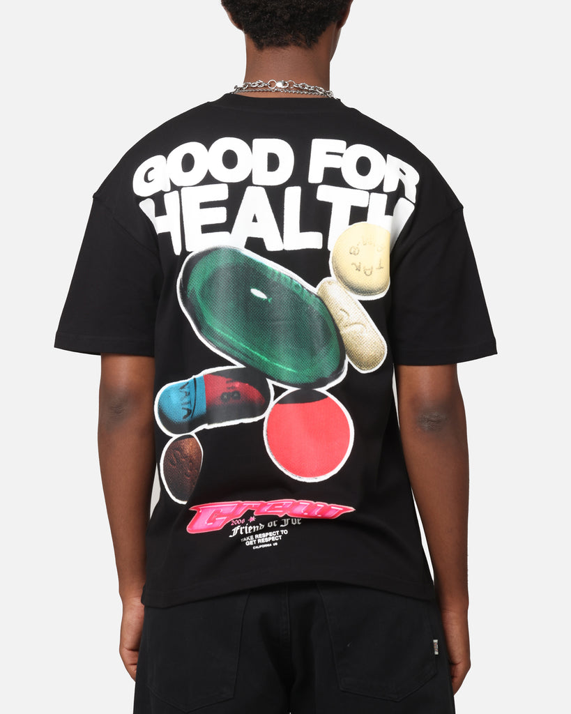Goat Crew Good 4 Health T-Shirt Black | Culture Kings NZ