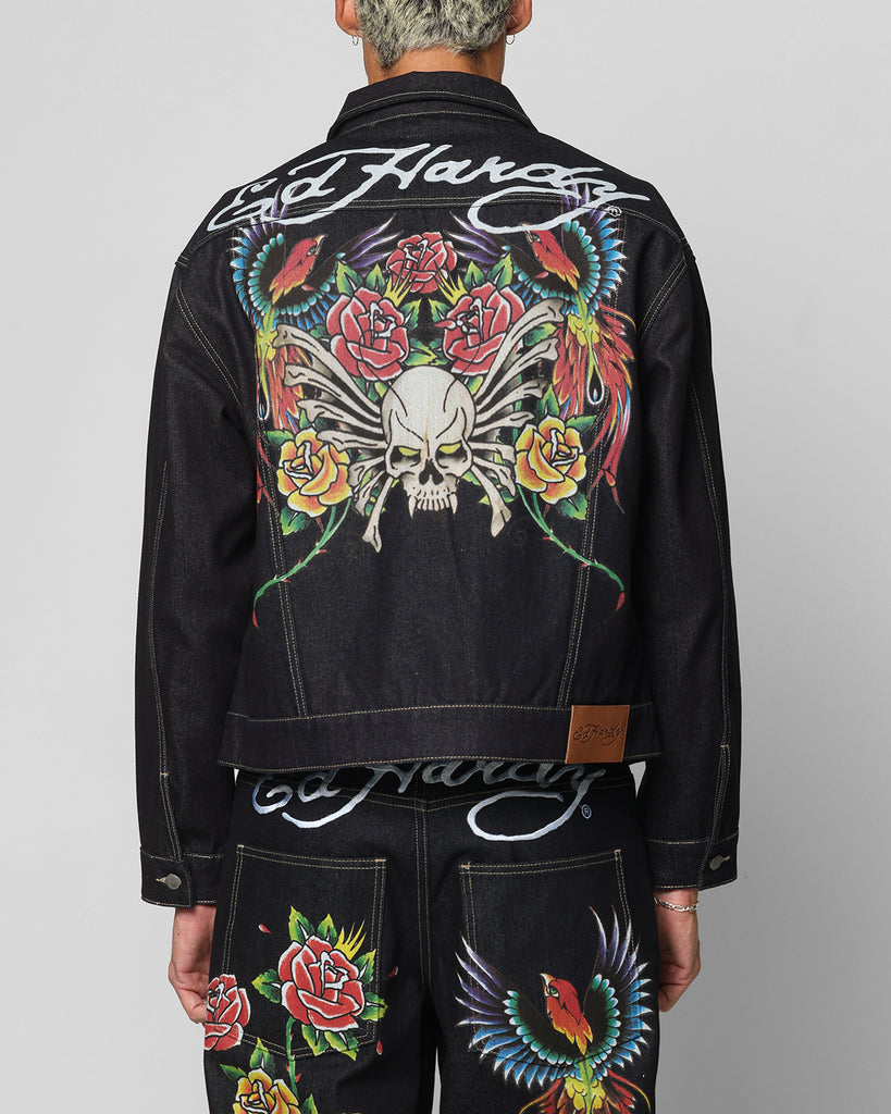Ed Hardy Denim Jacket Raw Indigo | Culture Kings NZ