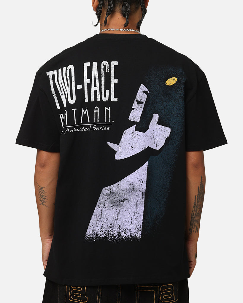 American Thrift X DC Batman Two Face Heavy T-Shirt Black | Culture Kings NZ