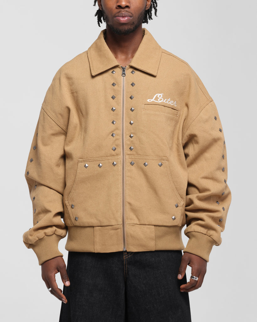 Loiter Chopper Work Jacket Tan | Culture Kings NZ