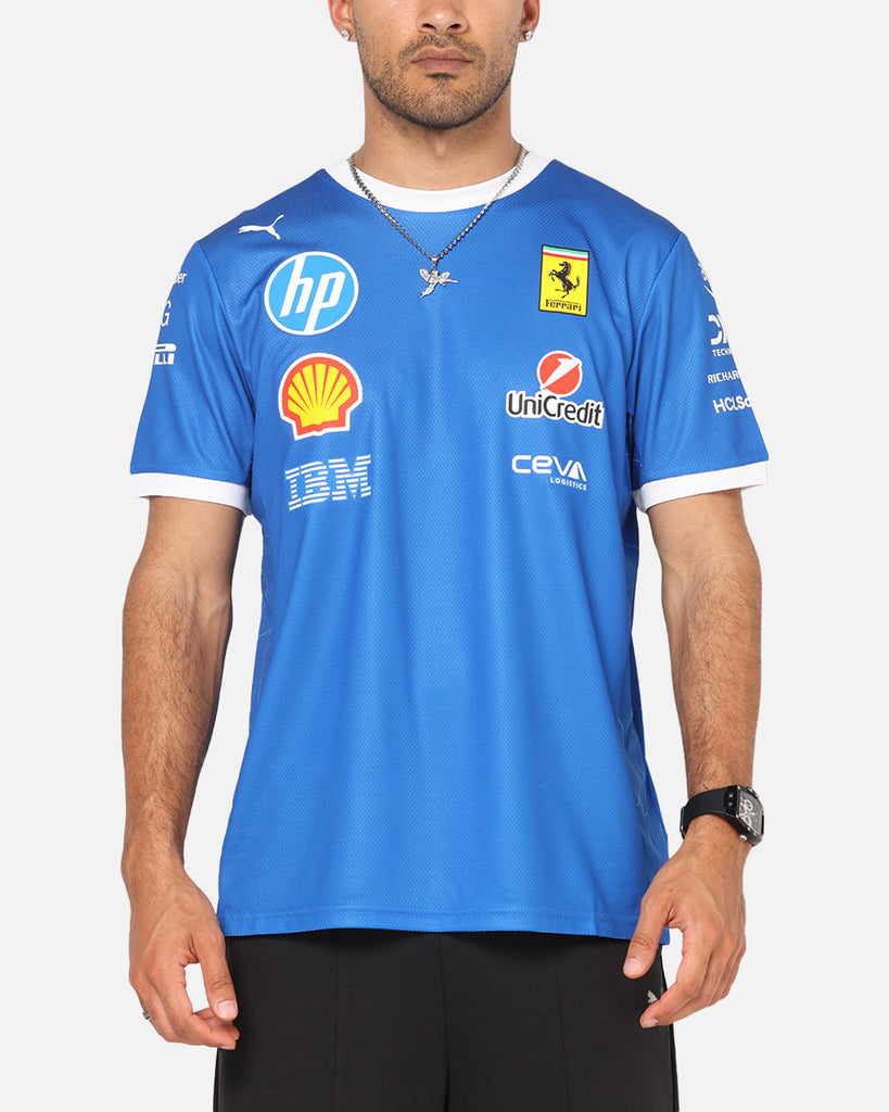 Puma X Scuderia Ferrari Monza T-Shirt Steer Blue | Culture Kings NZ