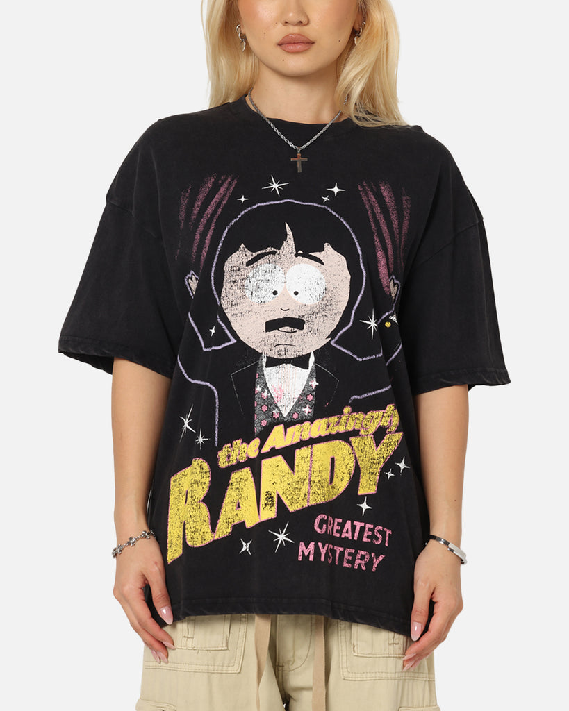 73Studio X South Park The Amazing Randy Vintage T-Shirt Black Acidwash ...