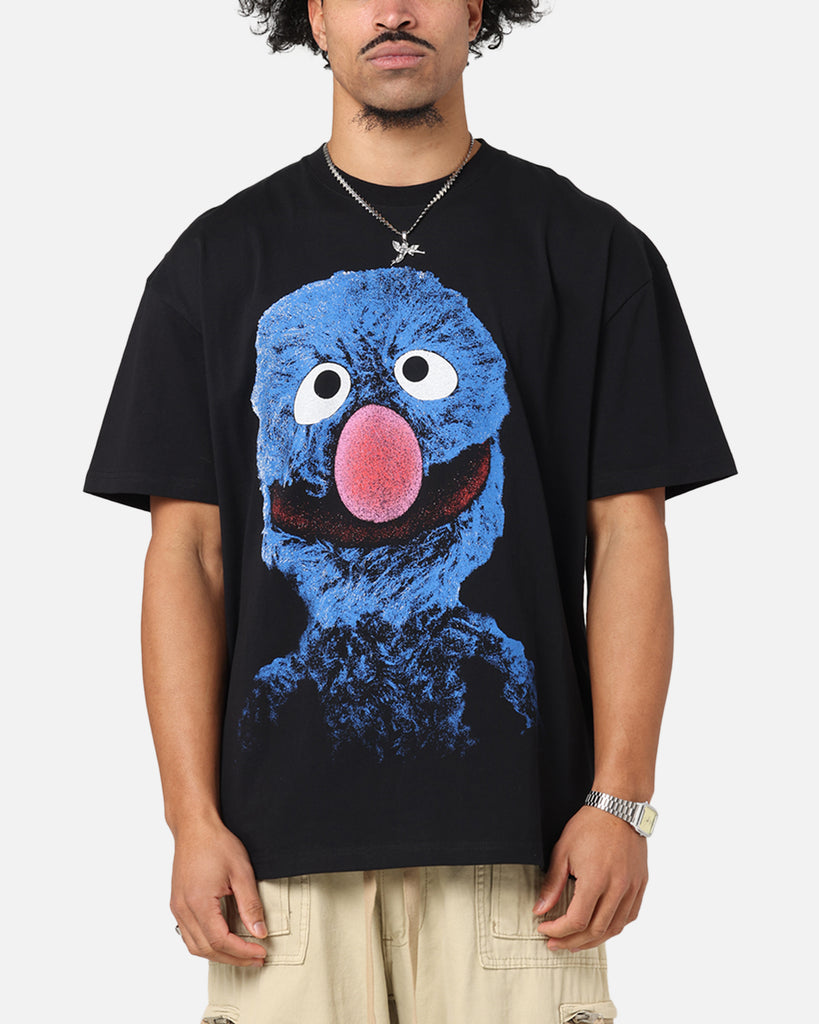 American Thrift X Sesame Street Grover Grail Heavy T-Shirt Black ...